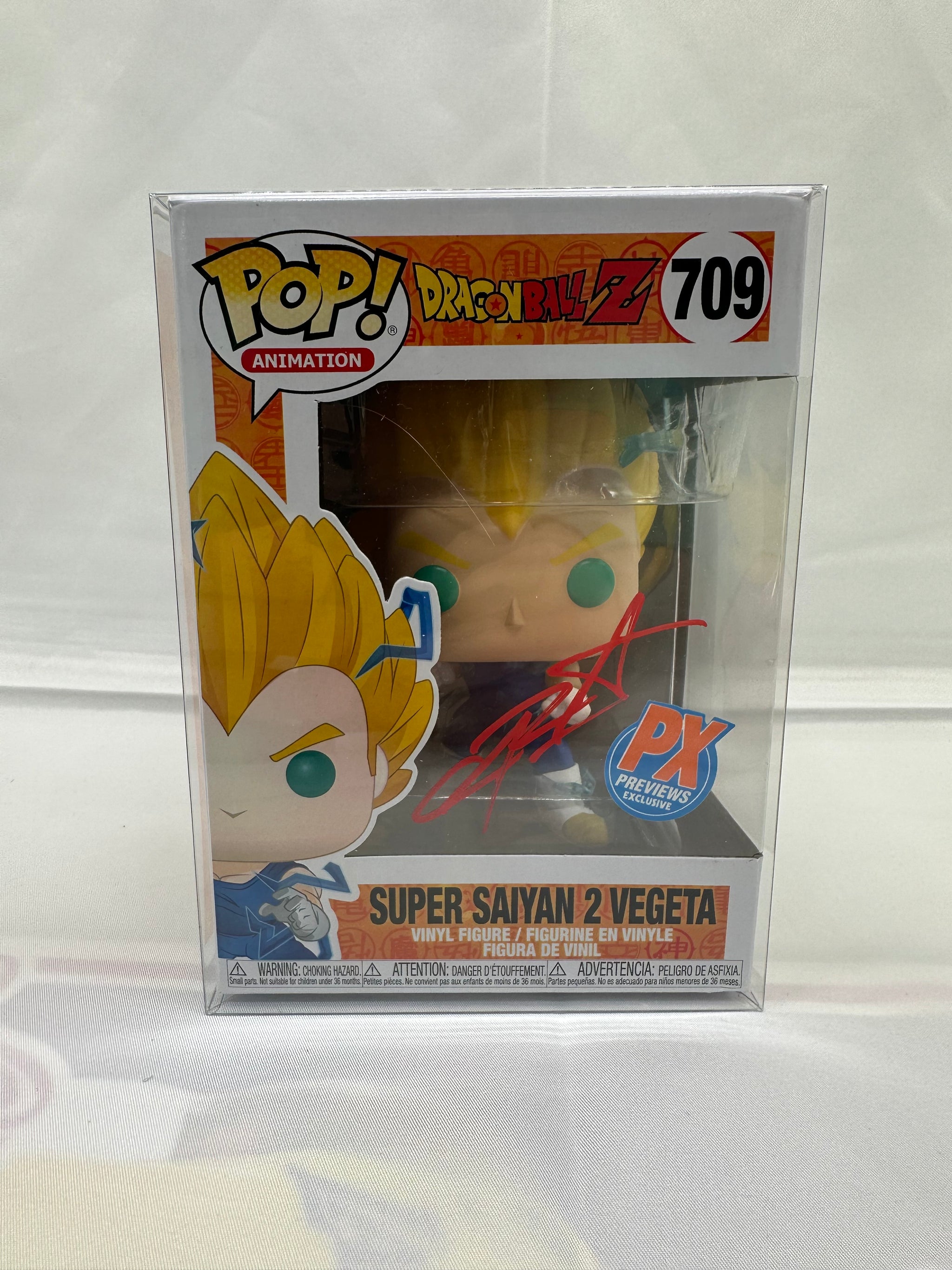 Pop! Super Saiyan 2 Vegeta 709 Signed By Chris Sabat – 1st Edition Collectibles