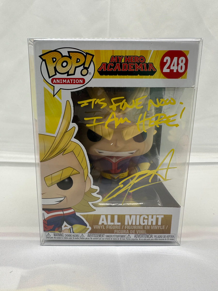 Pop! All Might 248 Signed By Chris Sabat – 1st Edition Collectibles